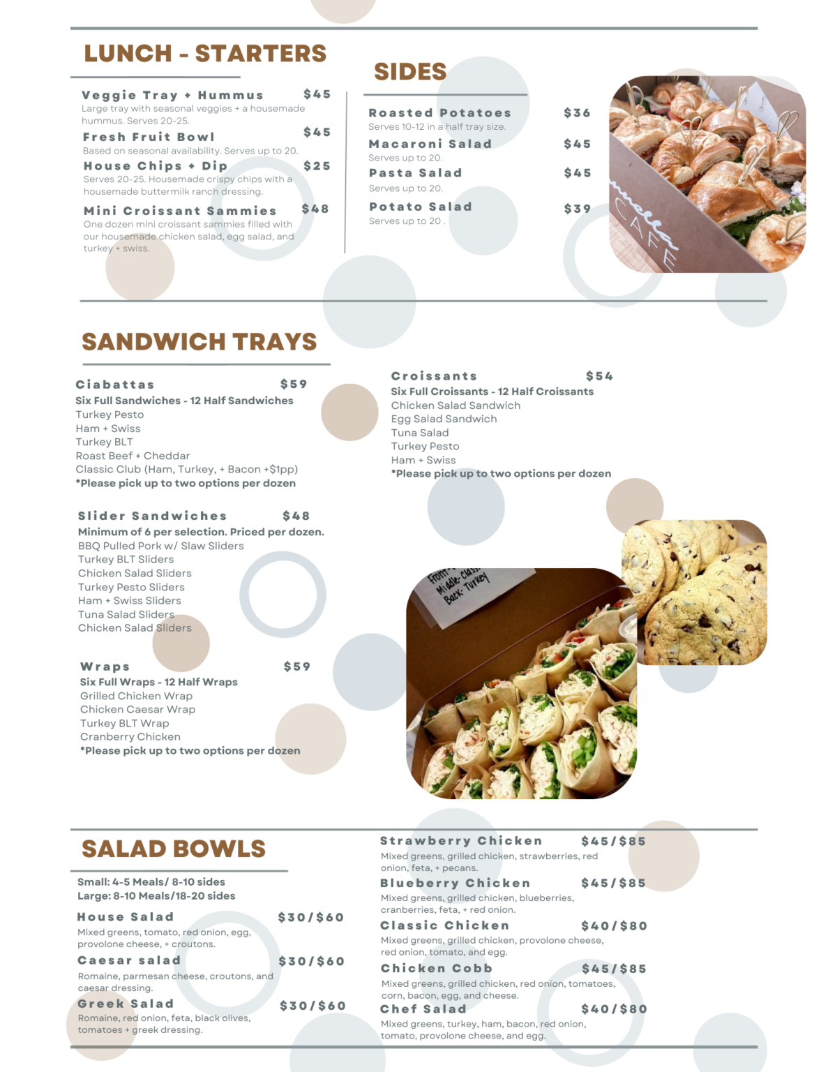 Catering | Cannella Cafe